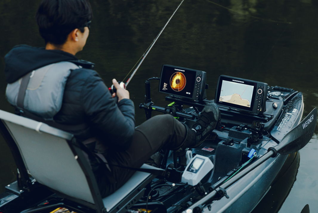 Fishfinder and Graph Mount for Bonafide and Native Kayaks