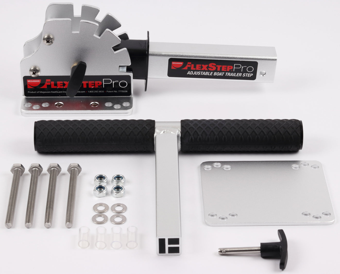 Megaware FlexStep Pro - Adjustable and Removable Boat Trailer Step ...