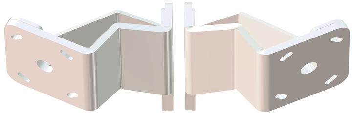Power-Pole Dual Braced Side-Mounted Adapter Plate Kit