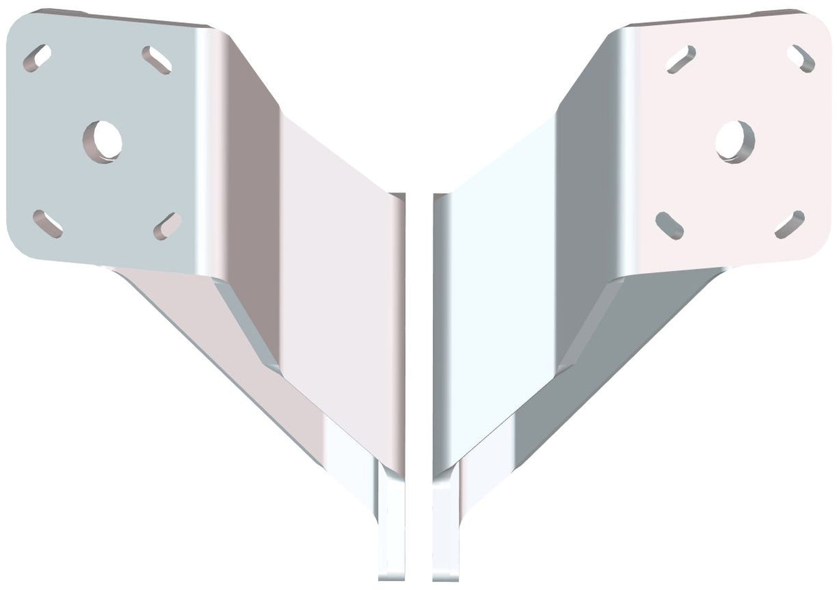 Power-Pole Dual Braced Side-Mounted Adapter Plate Kit